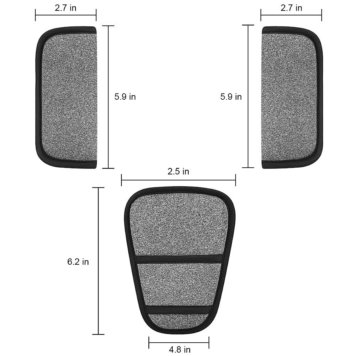 Accmor Car Seat Straps Shoulder Pads Suit for Baby Kids, Car Seat Strap Covers,Hip Support,Car Seat Strap Pads,Soft Seat Belt Covers for All Car Seats, Pushchair, Stroller