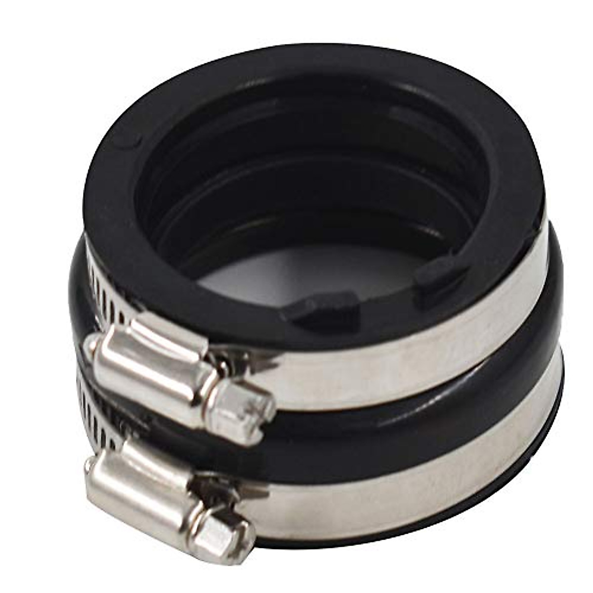 Carburetor Intake Boot Joint W/Clamps Replacement for Yamaha 660 YFM660F 4X4 02-08