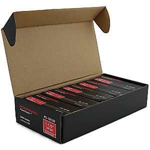 Powernail PS18150 18 Gauge 1/4 Inch Crown 1-1/2 Inch Length Chisel Point Narrow Crown Staple (Box of 5000)