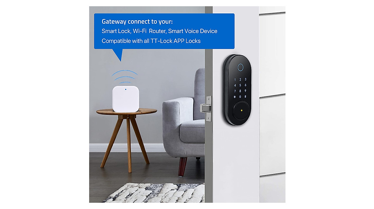 G2 WiFi Gateway for Smart Door Locks - Remote Control & Voice Activation