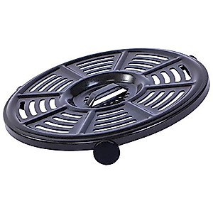 Air Fryer Replacement Crisper Plate For Ninja AF100 to AF150 Air Fryer and Ninja FD401 Foodi Pressure,Grill Pan for Ninja FD401 Foodi OP300 to OP500 Crisper Plate,Air fryer Accessories,Non-Stick Coating,Dishwasher Safe