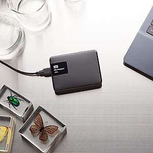 WD 3TB Black My Passport Ultra Portable External Hard Drive - USB 3.0 - WDBBKD0030BBK-NESN