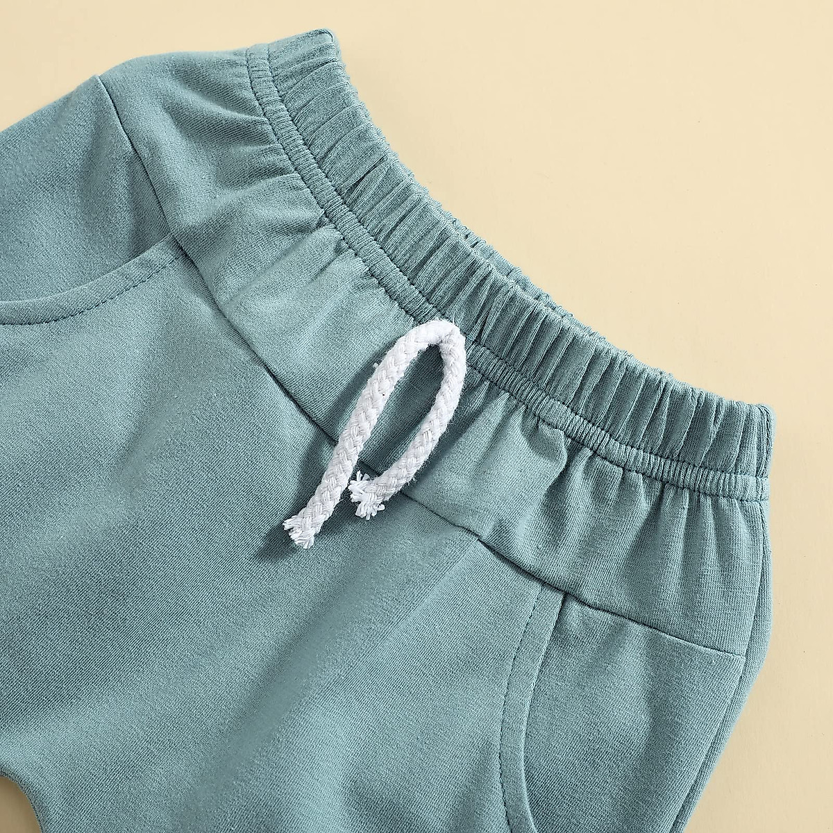 Karesoull Baby Boy Summer Clothes Patchwork Tops Sleeveless T-Shirt Infant Solid Shorts Outfit Toddler Boy Clothe Set (Patchwork Blue, 2-3T)