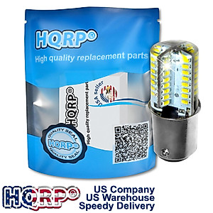 HQRP 110V LED Light Bulb Cool White Compatible with Singer 201, 221, 221K, 222, 247, 301, 301A, 301K, 328K, 337, 347, 401, 401A, 403, 404 Sewing Machine