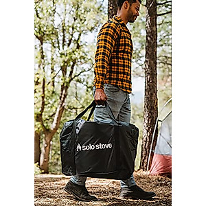 Solo Stove Bonfire 2.0, Smokeless Fire Pit | Wood Burning Fireplaces with Removable Ash Pan, Portable Outdoor Firepit - Ideal for Camping, Stainless Steel, H: 14 in x Dia: 19.5 in, 20 lbs