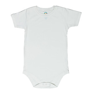 CBObaby 4T 5T 6T Toddler Bodysuit Short Sleeve Round Crew Neck 3-pack (6T)