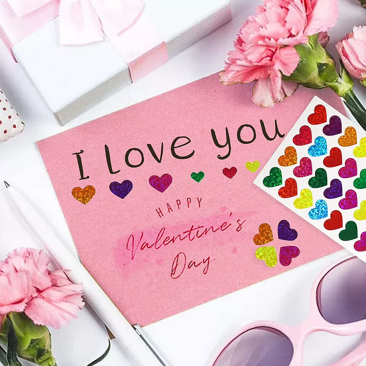 HONBAY 3 Rolls of Colorful Cute Cartoon Eye Nose Mouth Decal Stickers Label for Coloring Book, Notebook, Bottles, Laptops, etc