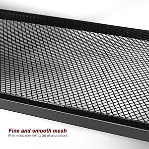 Entrintou TV Stand with Power Outlet for 55/65/70/75 inch TVs, TV Console Table with Open Storage Shelves, 3-Tier Industrial Entertainment Center, Wood TV Stand for Living Room, Bedroom, Brown Black