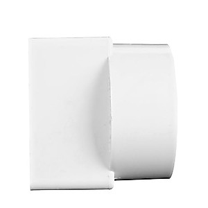 NDS 903 Styrene Downspout Adapter, 2-Inch by 3-Inch by 3-Inch, White Solvent