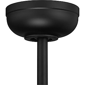 Craftmade 64" Journey Indoor/Outdoor Flat Black Finish Ceiling Fan, LED Light Kit (Optional), Remote Control Included, Smart WiFi Enabled with Voice Activation, works with Alexa & Smart Home Devices