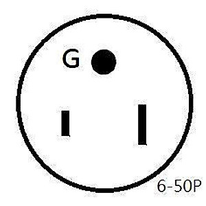 Parkworld Welder 50A Extension Cord, Welding 3-Prong NEMA 6-50 Extension Cord (25FT)