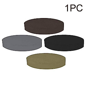 CALIDAKA Outdoor Hot Tub Cover Round Spa Solid Shade Portable Waterproof Moisture Proof Anti UV Foldable, 4 Colors