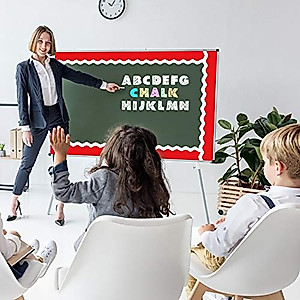 Red Scalloped Bulletin Board Borders for Valentine’s Day Classroom Decoration 36 Feet