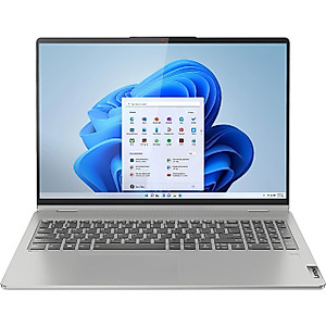 Lenovo Flex 5 2-in-1 16in WUXGA 2-in-1 Touchscreen Laptop AMD Ryzen 7 Octa-core (8 Core) up to 4.3 GHz 16GB DDR4 512GB SSD WiFi + BT Backlit Keyboard HDMI W11 iSlik Pen (Flex5 - Renewed)