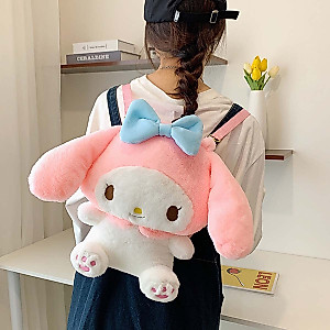 Huositi Anime Plush Backpack Cartoon Character Shoulder Bag Toy Bag Character Cute Soft Filling Bag
