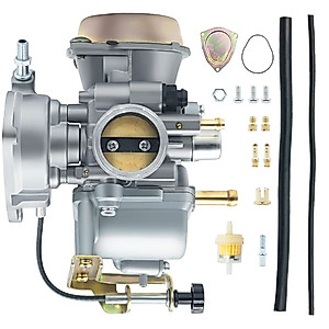 Triumilynn Carburetor for Su-zu-ki LTF 250 Ozark 2002-2009, for Su-zu-ki LTZ 250 Quadsport 250 Carb 2004-2009, for Su-zu-ki LT-F250F Ozark 2002-2003, Replace# 13200-05G01