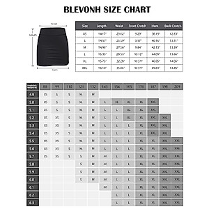 BLEVONH Womens Summer Tennis Skirts with Shorts Underneath, Pickleball, Athletic, Workout and Golf Skorts with Pockets Black Medium