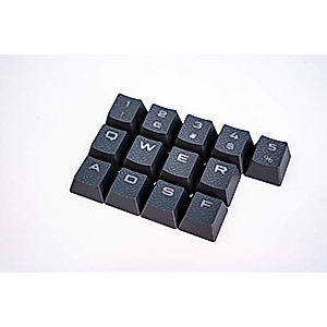 Cherry MX Key Switch FPS Backlit Key Caps for Corsair Gaming Keyboards! (Gray)