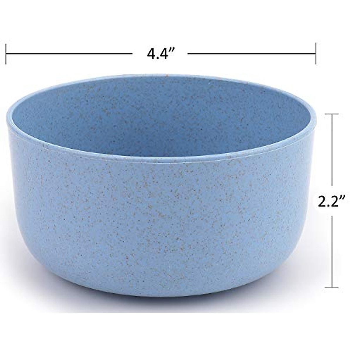 Nicunom 12 Pack Cereal Bowls, 15 OZ Unbreakable Wheat Straw Bowl Sets - Lightweight Noodle Soup Rice Salad Bowls Dishwasher Microwave Safe Bowl for Kids Children Toddler