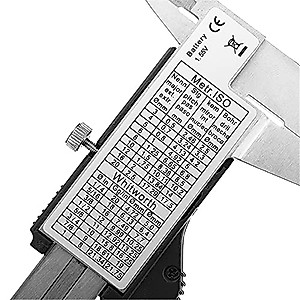 HTTJACK Digital Caliper 6-Inch 0-150mm 0.01mm Stainless Steel Electronic Micrometer Measuring Tools