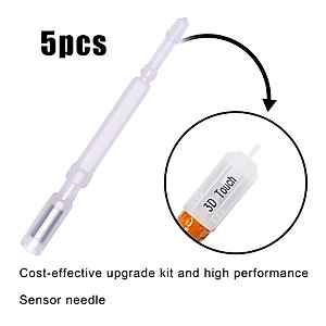 AIEX 5pcs Bl Touch Probe Pin Replacement, Smart Automatic Bed Leveling Touch Probe Pin Replacement Auto Bed Leveling Sensor Probe Tips Replacement Probe for Bltouch, 3D Touch