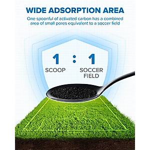 PHILTOP Cabin Air Filter, Replacement for CF10374,CP374, BE-374, ACF004, Tacoma, Dart, Vibe, Includes Activated Carbon, Pack of 1