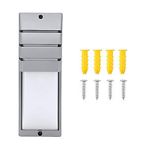 OurLeeme Wall Light Decorative Wall Sconce Porch Lamp 8W Energy Saving COB Stair Light Bright and Soft LED Wall Lamp for Home Patio Garden Walkway