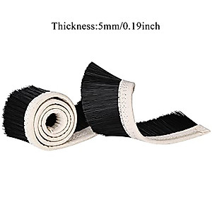 70mm Dust Shoe Brush, TwoWin CNC Vacuum Brush Nylon Vacuum Cleaner Engraving Machine Dust Cover for CNC Router Spindle Motor Milling Machine