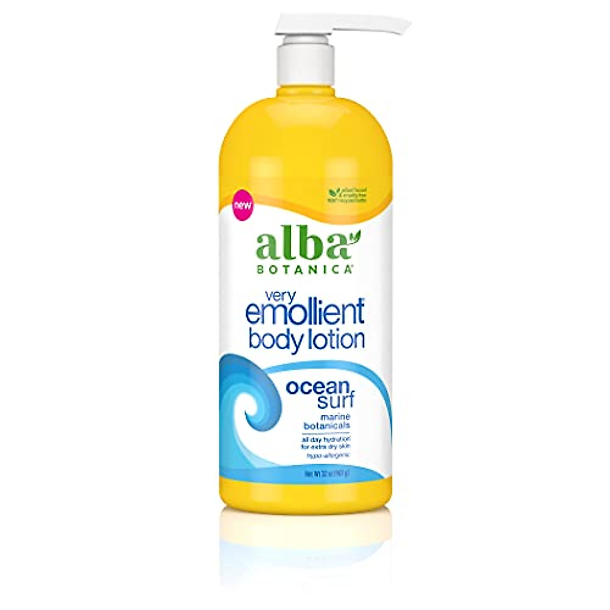 Alba Botanica Very Emollient Body Lotion, Ocean Surf, 32 Oz