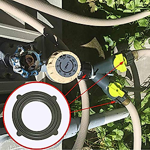 TTSAM Garden Hose Seal Waters Hose Washers Hose Ring, Rubber Hose Gaskets Firmly Set Inside Fittings for Garden Hose and Water Faucet (Pack of 20)