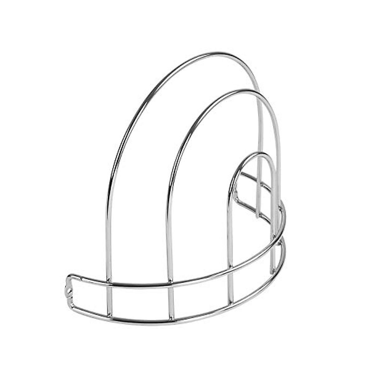 Spectrum Diversified Paper Holder & Organizer, Wall Mount or Countertop Display Perfect for Gift Bags & Wrapping Stations, Grocery Bag Holder, Sponge Cradle, Chrome