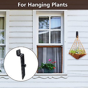 Metal Slatwall Utility Hooks, 10pcs Commercial Slatwall Picture Hook Notch Picture Display Hooks Hangers Painting Hook for Photo Frame Painting Arts Center Slat Panel (Black)