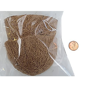 Josh's Frogs Curved Coco Wall Planter Pot for Reptile Terrariums- 2 Pack