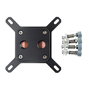 BXQINLENX Professional Special CPU Water Cooling Block for Intel Water Cool System Computer Black