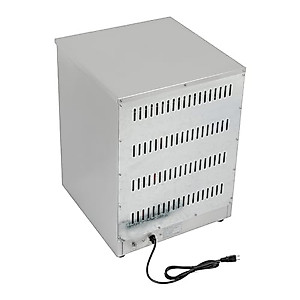 YUMIONB Electric Food Warmer, 110V 600W Stainless Steel Food Warmer Tabletop Electric Food Warmer Commercial Electric Food Warmers with Adjustable Temperature 86-185°F for Home, Bakeries, Cafes