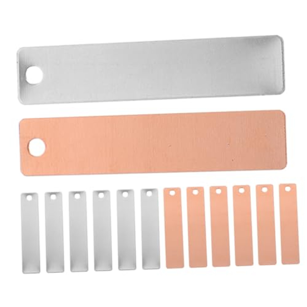 Lurrose 2 Sets Battery Electrode Sheet Batteries Copper Strip for Fruit Battery Experiment Fruit Battery Experiment Supplies DIY Fruit Battery Materials Copper Electrode Strip Zinc