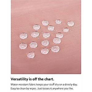 HotStyle Casual Daypack Backpack for Tween & Teen Girls, Multipurpose Middle School Bag Bookbag, Dome Top, Plain, Rose Gold