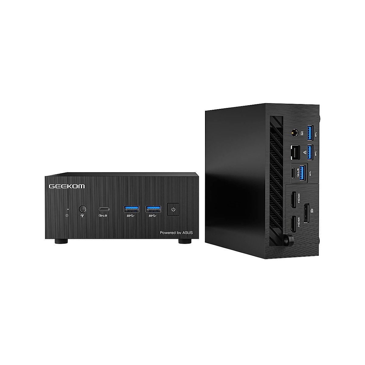 GEEKOM Mini PC AS6, AMD Ryzen 7 7735H, AMD Radeon 680M Graphics, 32GB DDR5+1TB PCIe Gen 4 SSD Mini Computers Windows 11 Pro Desktop Computer Support Wi-Fi 6E/Bluetooth 5.2/USB 4.0/2.5Gbps LAN/8K