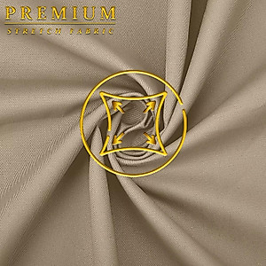 Hybrid & Company Women's Skinny Bootcut Stretch Pant P31699BLX Beige/Khak 18