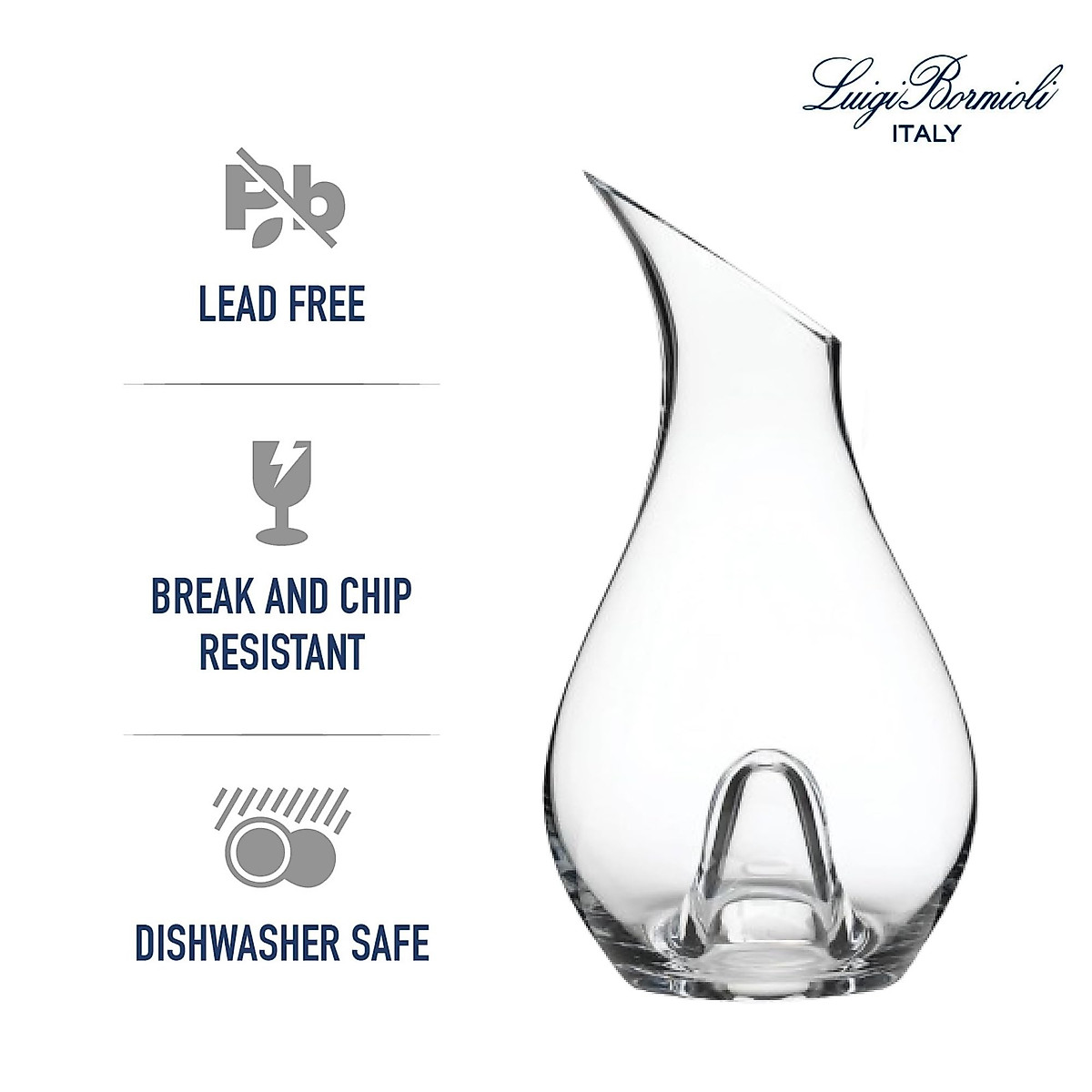 Luigi Bormioli Magnifico 35-ounce Decanter with Punt