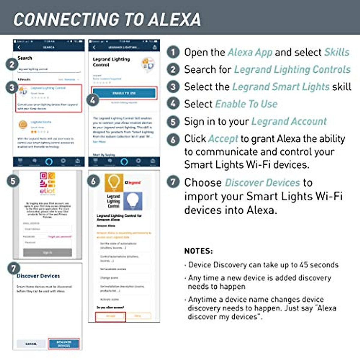 Legrand - Pass & Seymour Radiant WWRL10LACCV2 Enabled, Light Almond Smart Wi-Fi Switch