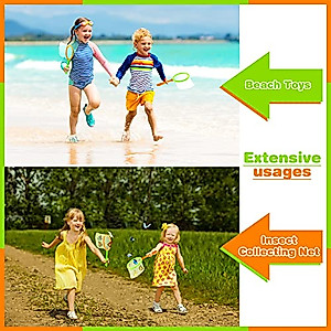 50 Pcs Kids Mini Telescopic Butterfly Nets Insect Collecting Fishing Net Colored Bug Catcher Nets Class Observation Tool for Spider Fishing Outdoor Learning Travel Adventure