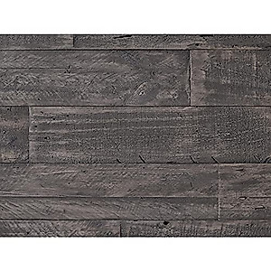 Signature Design by Ashley Sharzane Rustic Round End Table Made of Solid Pine Wood, Gray with Weathered Finish