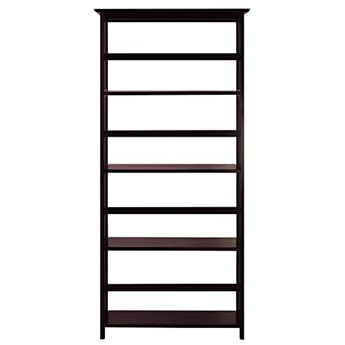 Casual Home Mission Style 5-Shelf Bookcase, Espresso