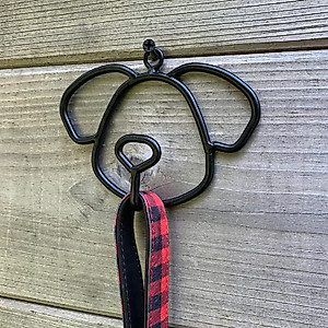 Kikkerland Kobe Metal Hanging Wall Mount Dog Leash Storage Hook Decoration