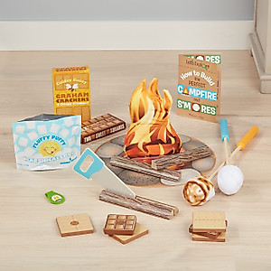 Melissa & Doug Let's Explore Campfire S'Mores Play Set Play Campfire Sets For Kids Ages 3+