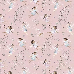 SOLARRAIN Boys Girls Snow Rain Boots Rubber Insulated Waterproof Winter Warm Boots for Kids Outdoor Mud Boots Rain Shoes with Adjustable Closure (Fairies)