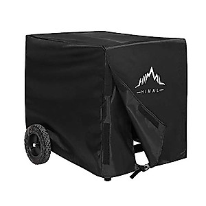 Himal Weather/UV Resistant Generator Cover 32 x 24 x 24 inch,for Universal Portable Generators 5000-10,000 Watt, Black