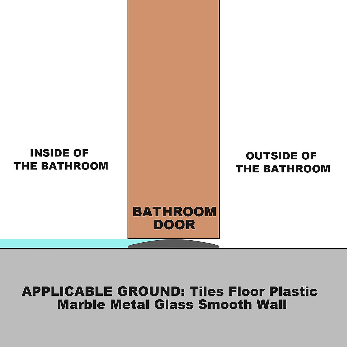 Floor Transition Strip Floor Cover Strips 1.96" Wide Self Adhesive Flooring Transitions Laminate Floor Strip Vinyl Floor Flat Divider Strip (3.28 FT, Gray)