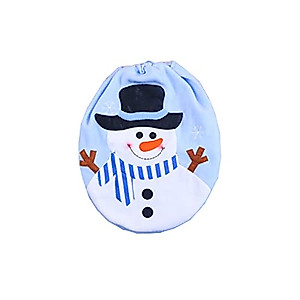Didiseaon Light Blue Decor Home Decoration Christmas Decor Toilet Tank Cover Toilet Cover Set Fluffy Toilet Cover Bathroom Seat Cover Toilet Seat Cover Bathroom Decorative Cover Decorate